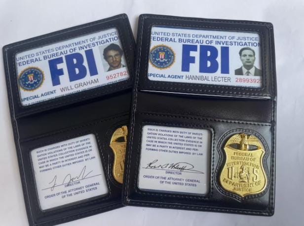 FBI Passport ID Personalized - Etsy