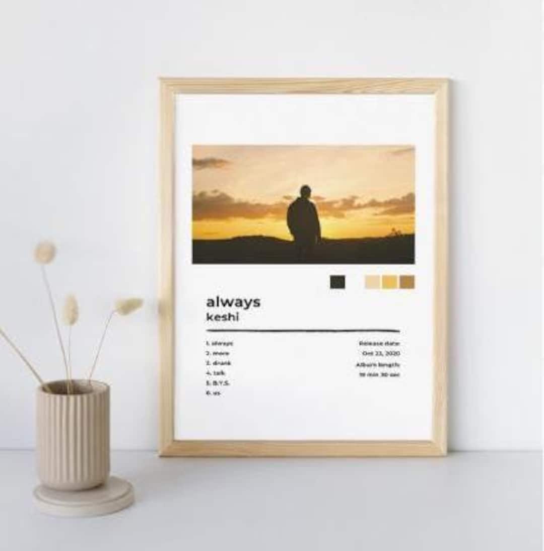 Keshi Poster Always Album Poster Album Cover Poster Music Poster ...