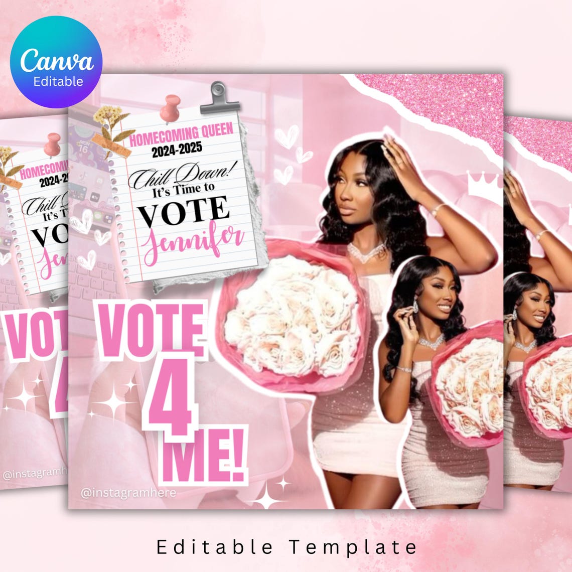 Homecoming Queen Flyer, Homecoming Flyer, Homecoming Flyer Template ...