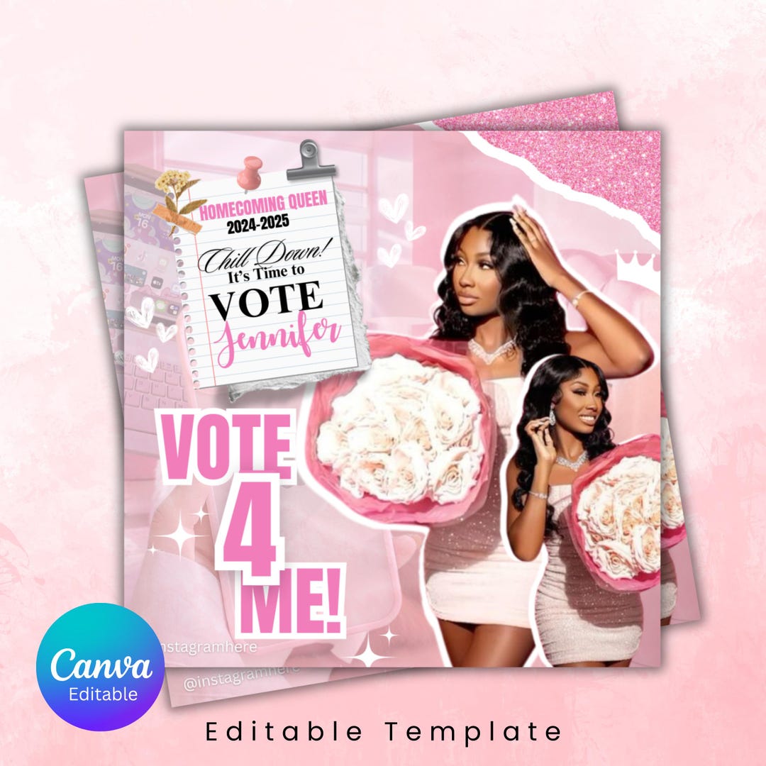 Homecoming Queen Flyer, Homecoming Flyer, Homecoming Flyer Template ...