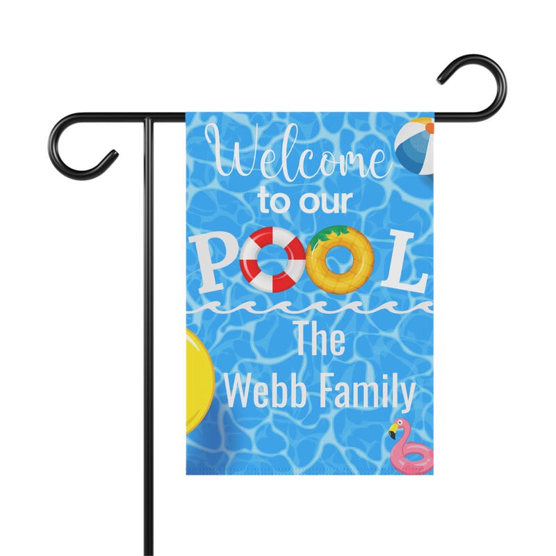 Pool Party Banner - Etsy