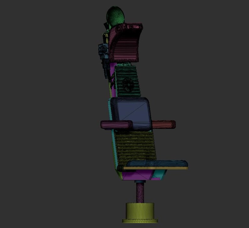 3D File .STL Millennium Falcon NAV Chair for Cockpit Main Hold Sixth ...