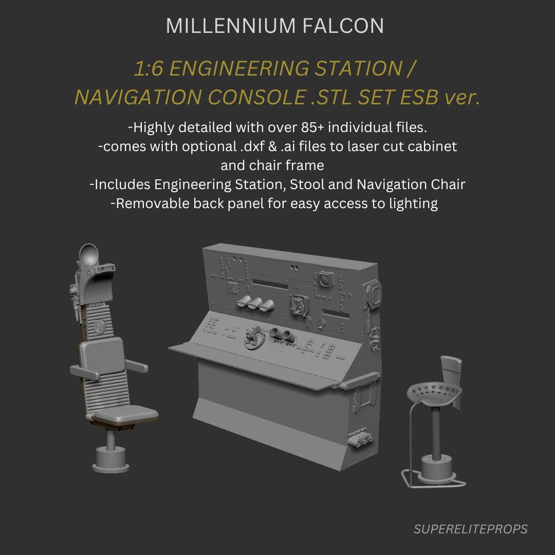 1:6 Sixth Scale Jazzinc Upgrade Millennium Falcon Engineering Station ...