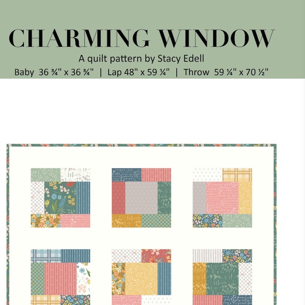Charm Pack Quilt Pattern - Etsy