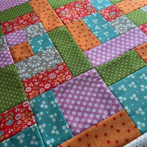 Laguna Sunrise Bright Floral UNFINISHED Quilt Top, Sheri and Chelsi ...