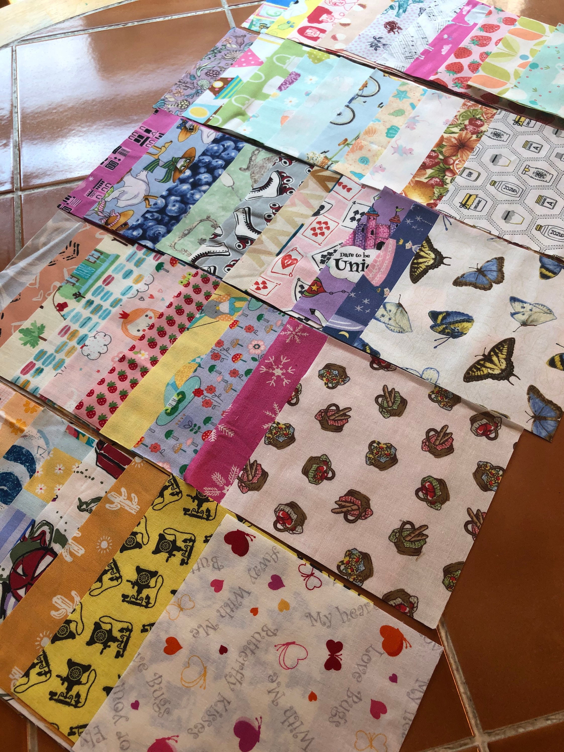 50 ISPY Charm Pack 5 Inch Quilt Square Bundle - Girl Fabric, Quilt Kit ...