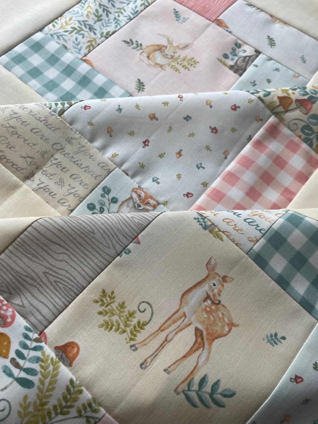 Effie's Woods by Deb Strain for Moda, Woodland Fabric Quilt TOP ...