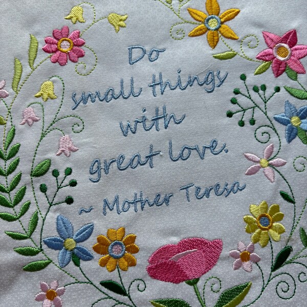 Embroidered Quote - Etsy