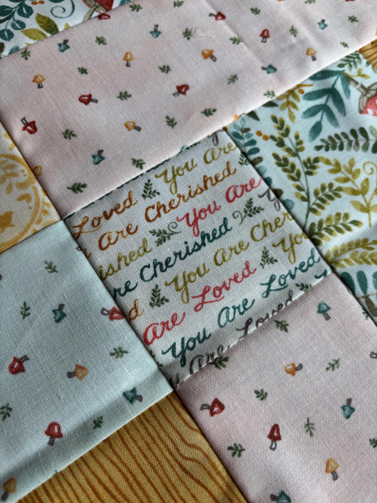 Effie's Woods by Deb Strain for Moda, Woodland Animal Fabric Quilt TOP ...