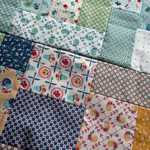 Cook Book by Lori Holt Fabric Quilt TOP, UNFINISHED, 42 Inch, Baby ...