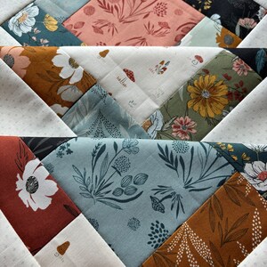 Woodland and Wildflowers Crib Quilt TOP by Fancy That Design for Moda ...