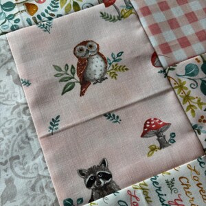 Effie's Woods by Deb Strain for Moda, Woodland Animal Fabric Quilt TOP ...