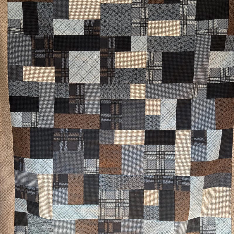 Masculine Quilt - Etsy