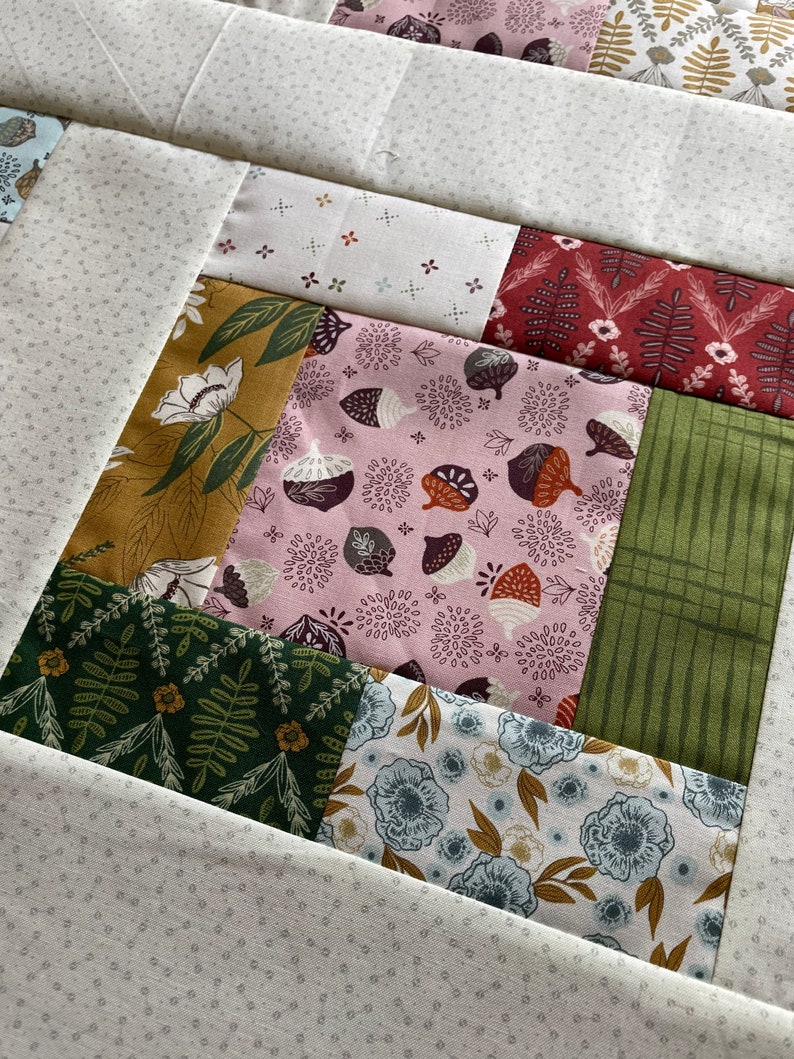 Slow Stroll Unfinished Crib Quilt TOP by Fancy That for Moda - Etsy