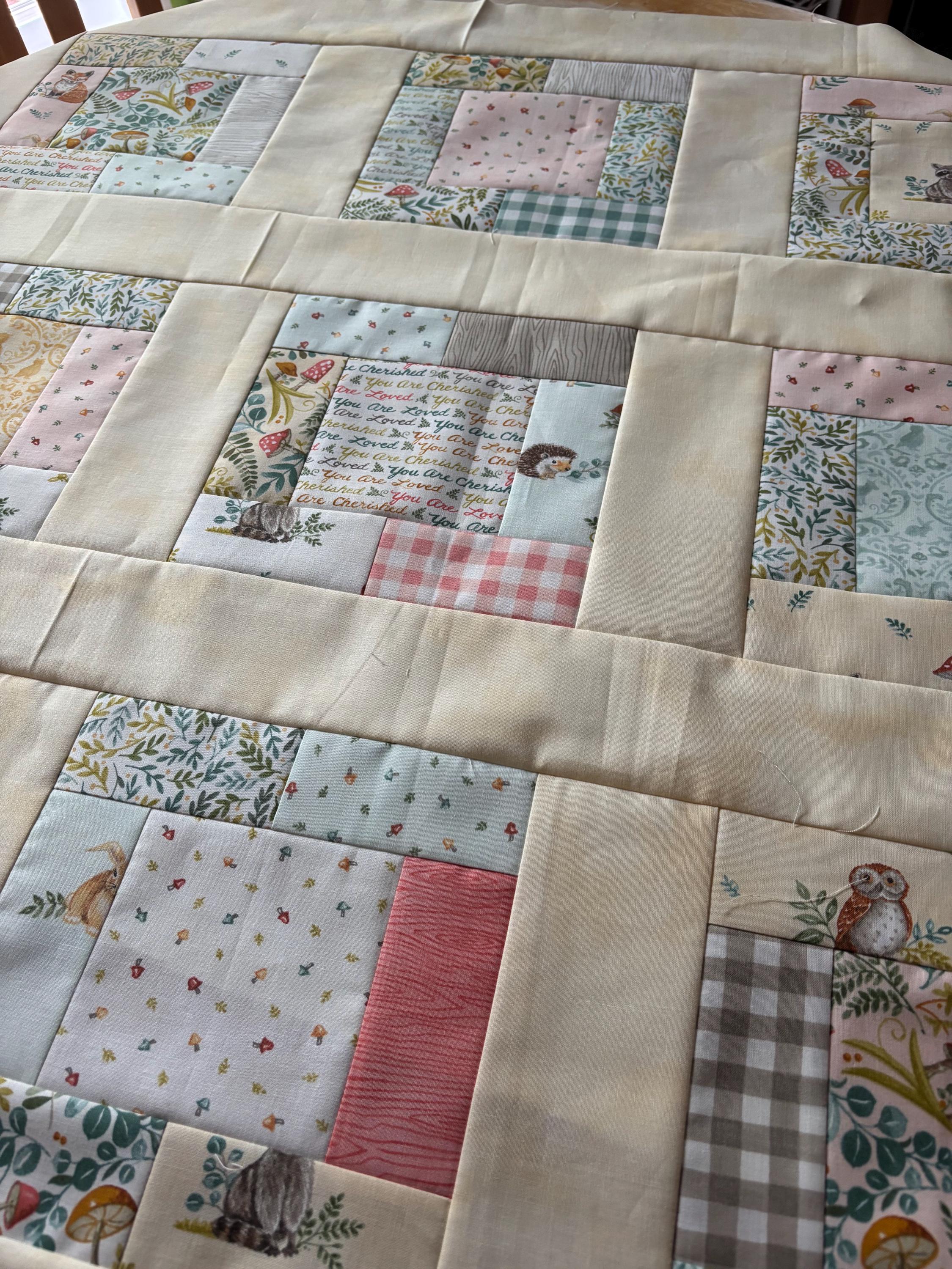 Effie's Woods by Deb Strain for Moda, Woodland Fabric Quilt TOP ...