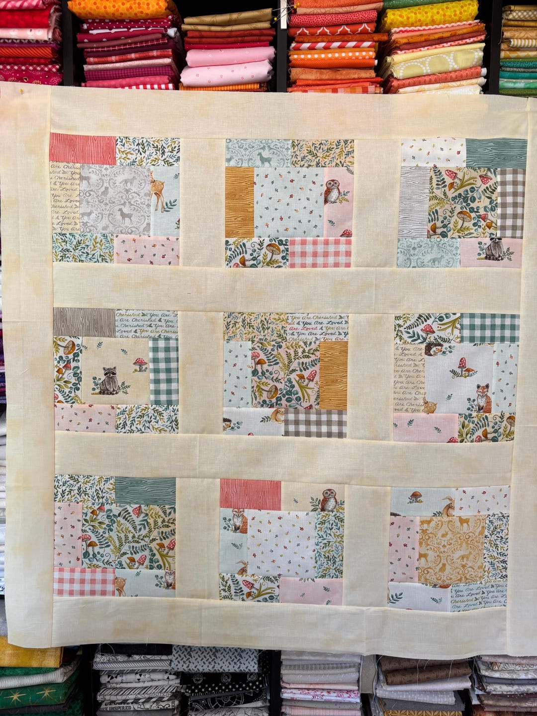 Effie's Woods by Deb Strain for Moda, Woodland Fabric Quilt TOP ...