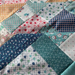 Cook Book by Lori Holt Fabric Quilt TOP, UNFINISHED, 42 Inch, Baby ...