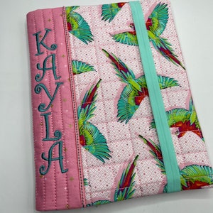 Tula Pink Composition Notebook Cover, Standard, Macaw You Later, Pink ...