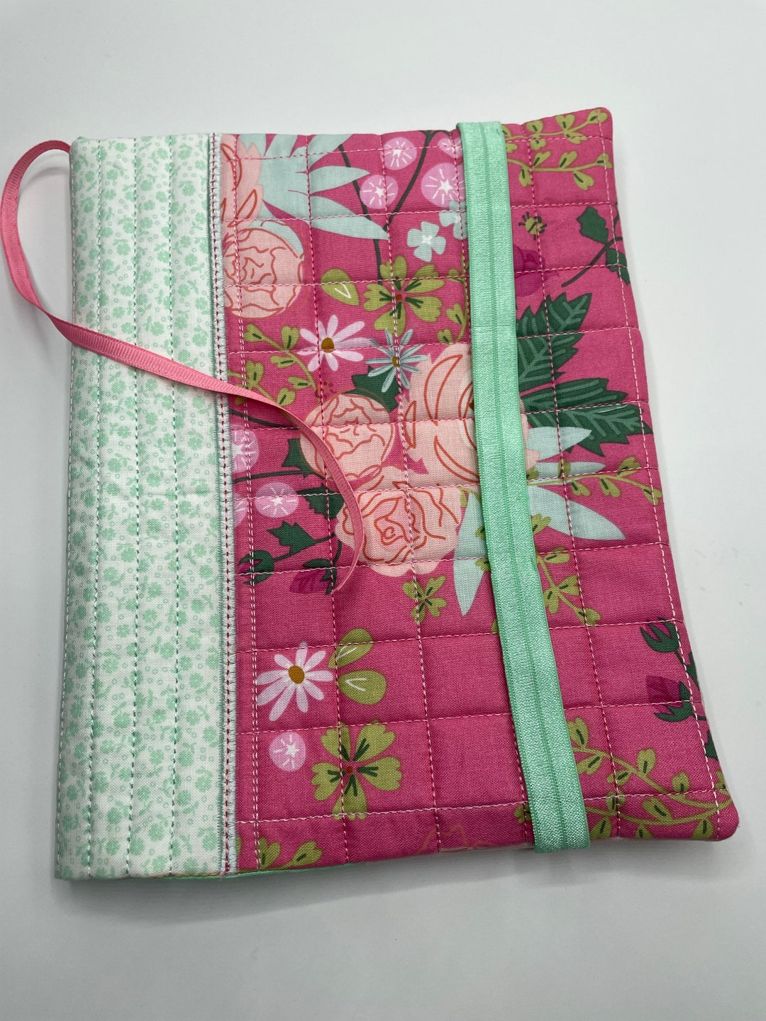 New Dawn Floral Fabric Composition Notebook Cover, Standard, Handmade ...