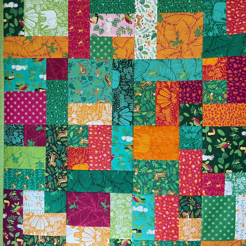 Jungle Animals Quilt - Etsy