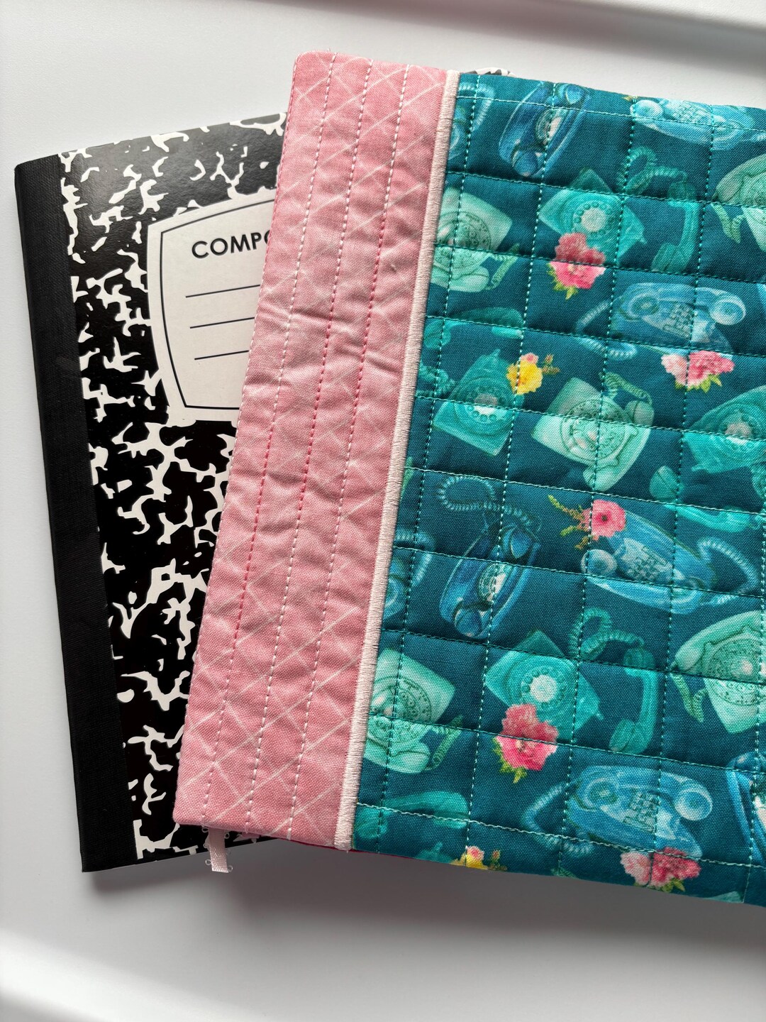 Telephone Fabric Composition Notebook Cover, Standard, Handmade, School ...