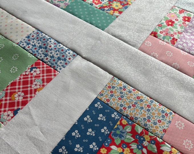 30s Playtime by Linzee Kull Mccray for Moda Baby Quilt TOP Only ...