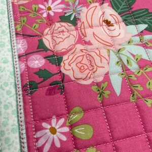 New Dawn Floral Fabric Composition Notebook Cover, Standard, Handmade ...