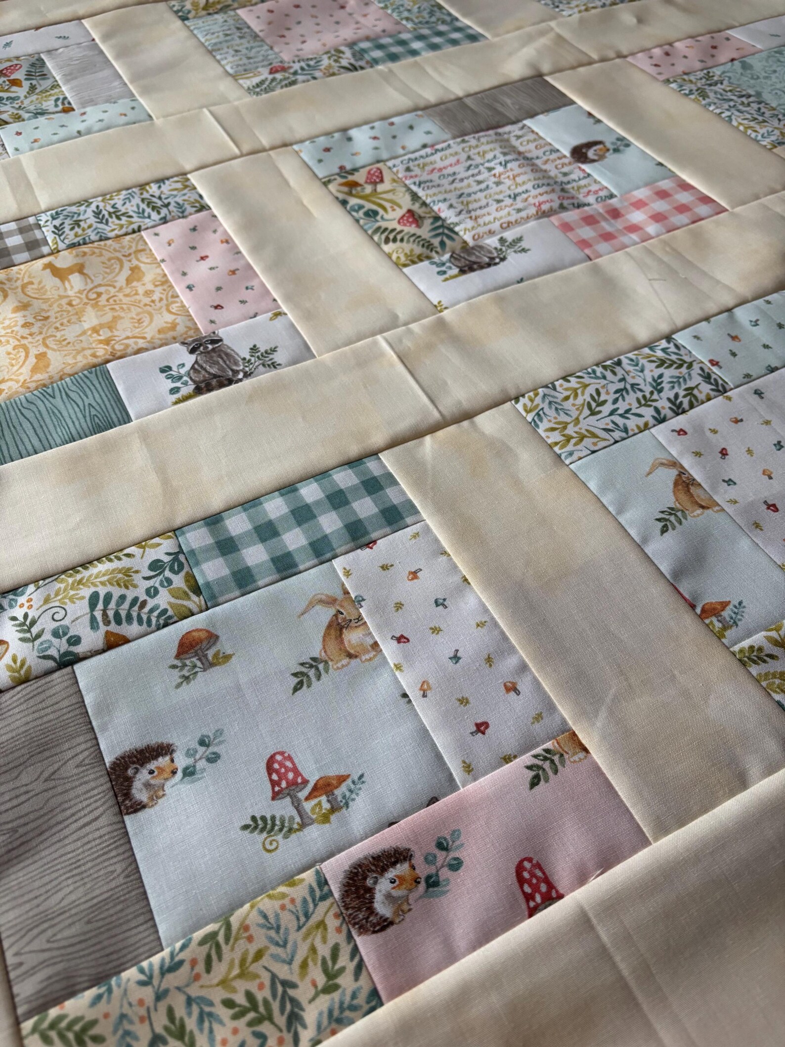 Effie's Woods by Deb Strain for Moda, Woodland Fabric Quilt TOP ...