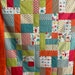 Alphabet Soup Gender Neutral UNFINISHED Quilt Top, Jungle Animals ...