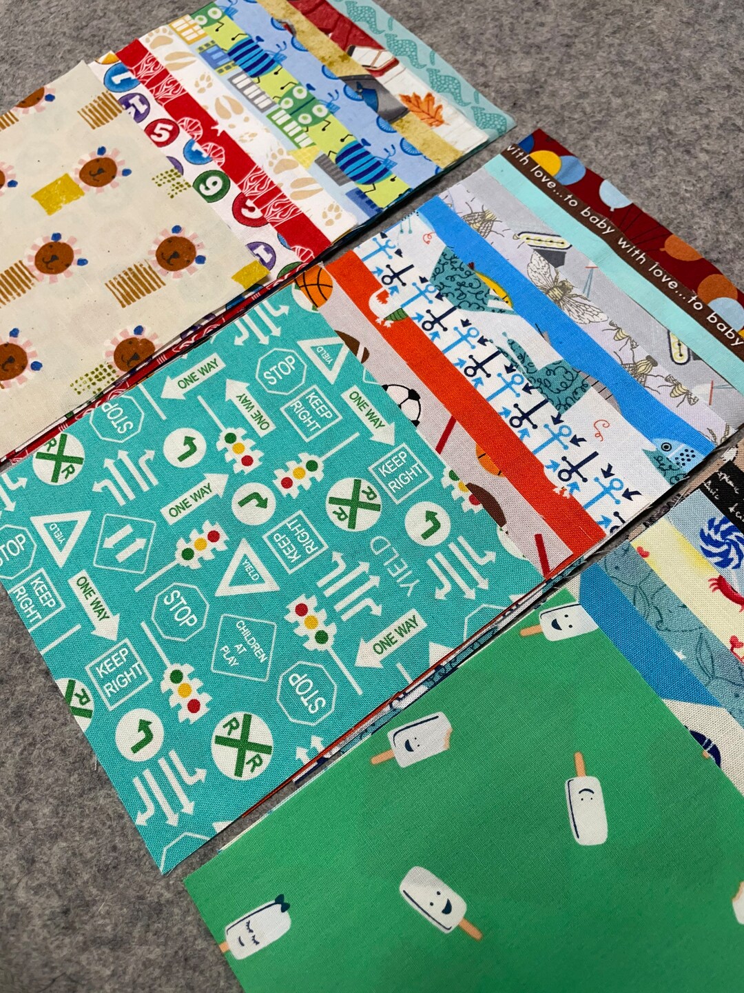 Ispy Quilt Square Bundle, 50 5 Inch Charms, Great for I Spy Quilt Kit ...