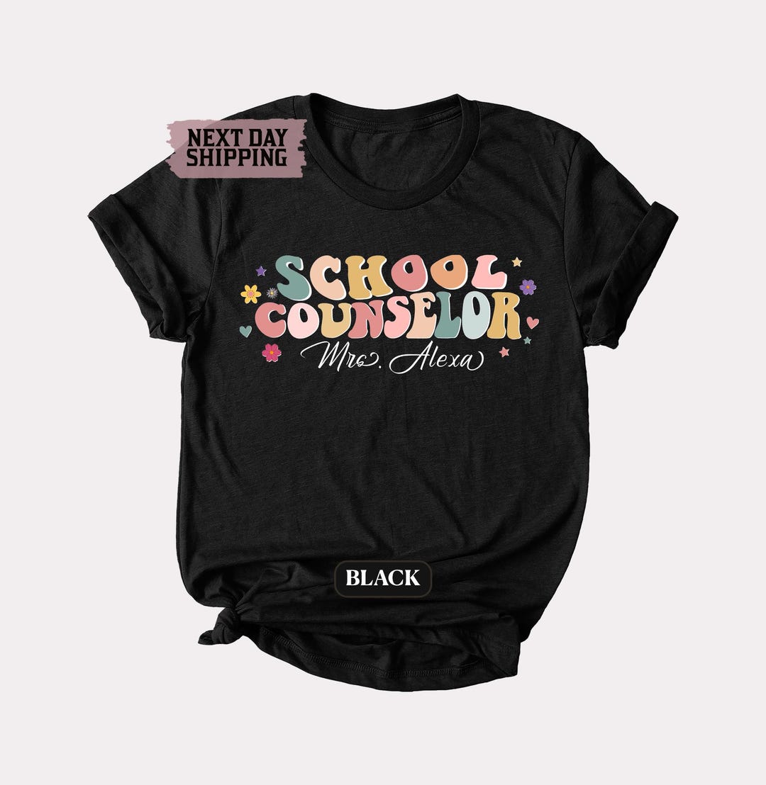 Custom School Counselor Shirt, School Counselor Shirt, Counselor Shirt ...