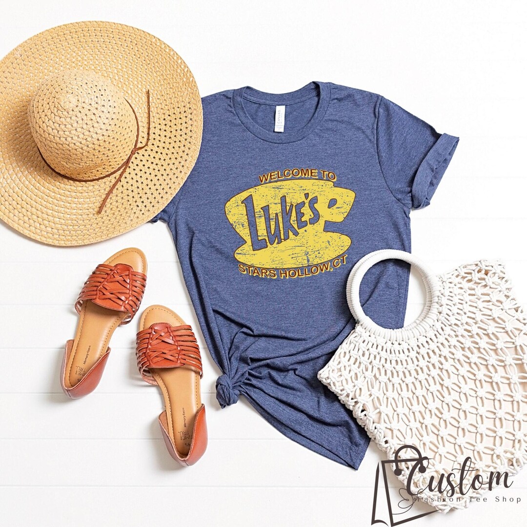 Stars Hollow Luke's Coffee Shirt, Retro Luke's Diner T Shirt, Luke's Diner Shirt, Stars Hollows ...