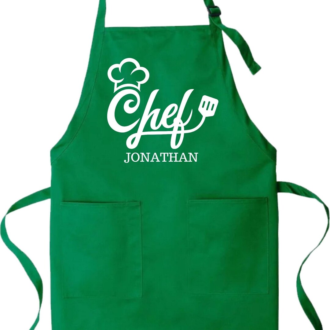 Personalized Chef Apron for Adults and Kids, Custom Master Chef Apron ...