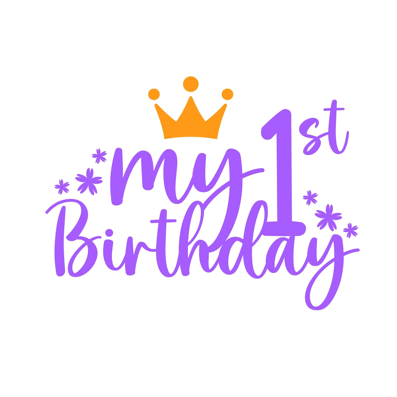 First Birthday Svg Png, 1st Birthday Svg, Birthday Svg, My First ...