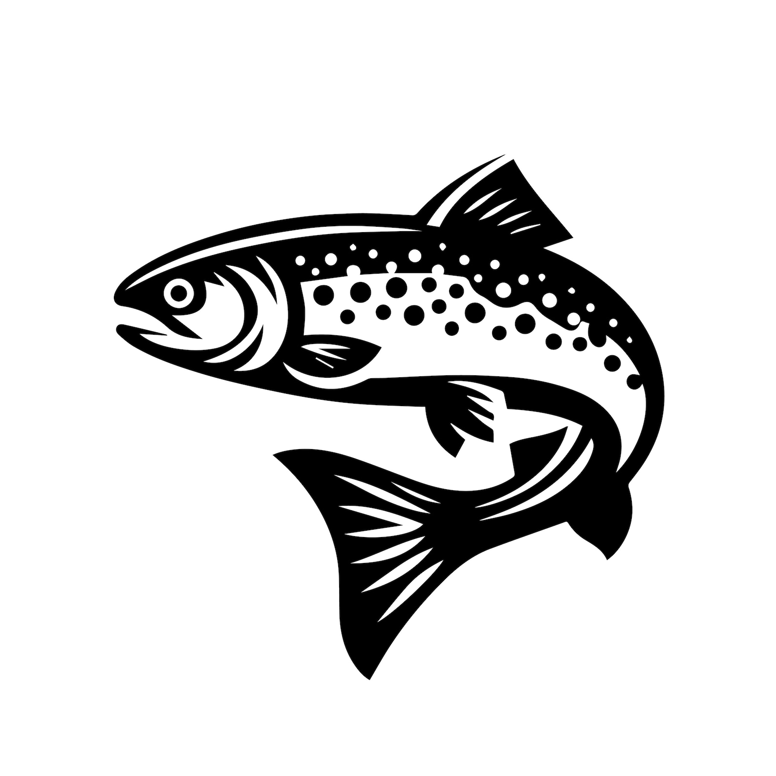 Trout Designs Bundle PNG & SVG Digital for Laser Engraving or Print ...