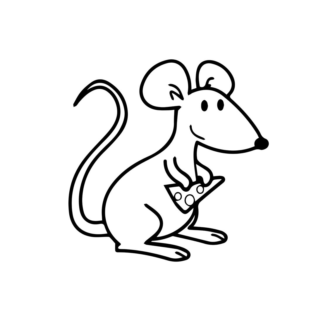 Mouse SVG, Mouse Clip Art, Mouse Cricut Svg, Mouse Outline Svg - Etsy