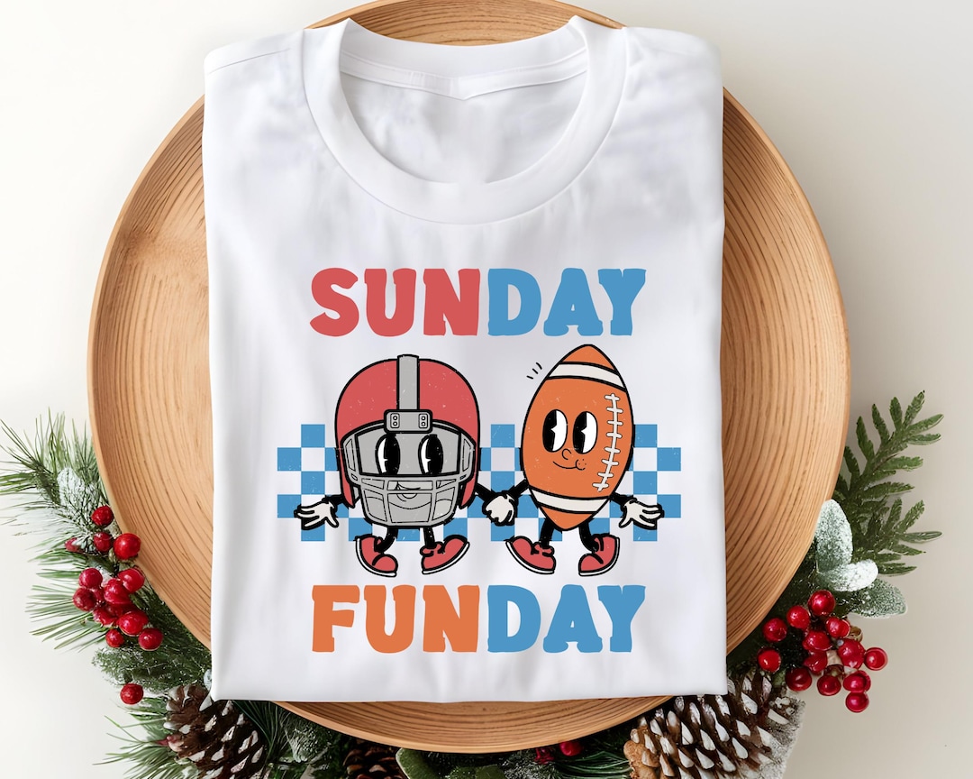 Sunday Funday Football Fan Shirt: Game Day Tee - Etsy
