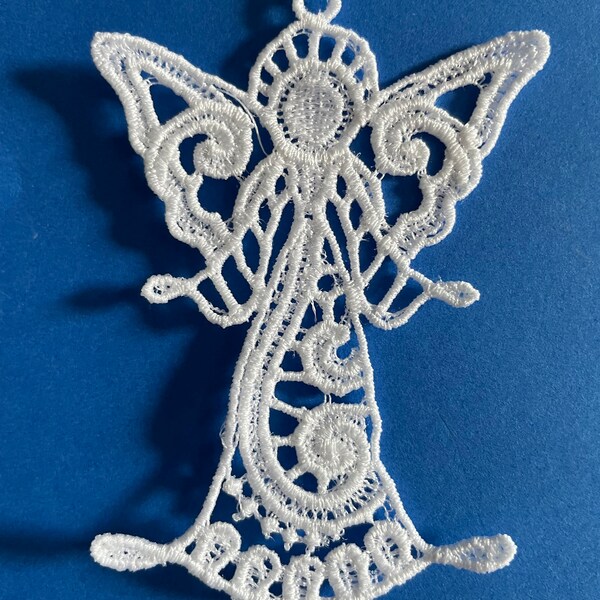 Lace Angel Ornament - Etsy