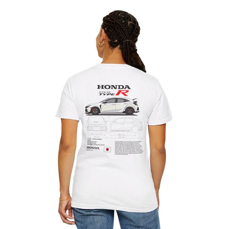 Honda Civic Type R Spec Tee Boosted Gear Co, JDM Performance Shirt ...