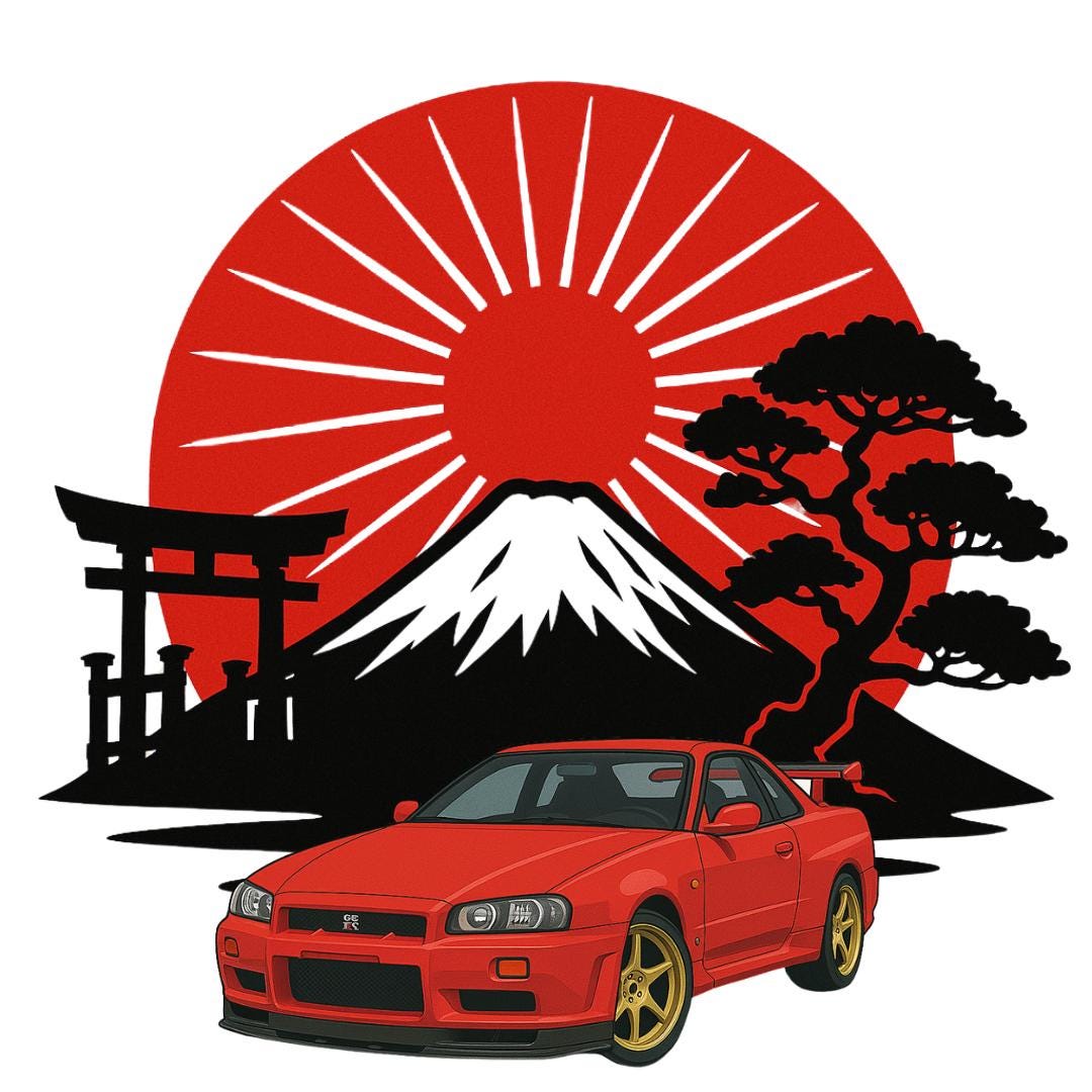 Custom Car Vector Illustration Personalized Custom Car Digital Drawing ...