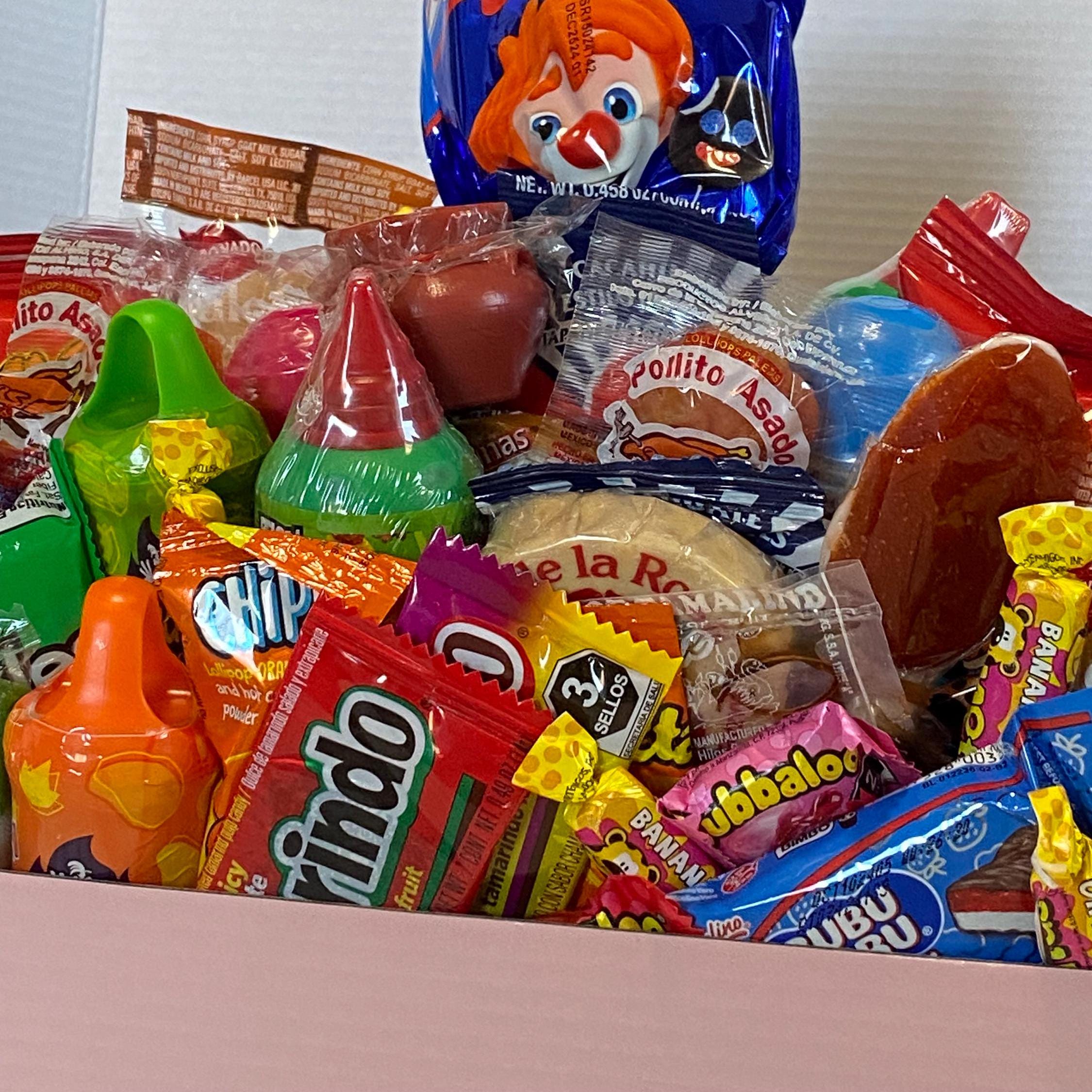 Mexican Sweets Assorted Sour Chamoy Candies and Mexican Chips 43 Pieces ...