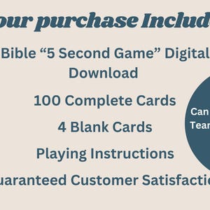 5 Second Bible Game | Fun Trivia Questions for Kids & Adults | Sunday ...