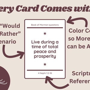 Book of Mormon "would You Rather" Game | This or That Questions for ...