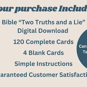 Two Truths and a Lie Bible Game: Fun Trivia for Youth Groups, Families ...