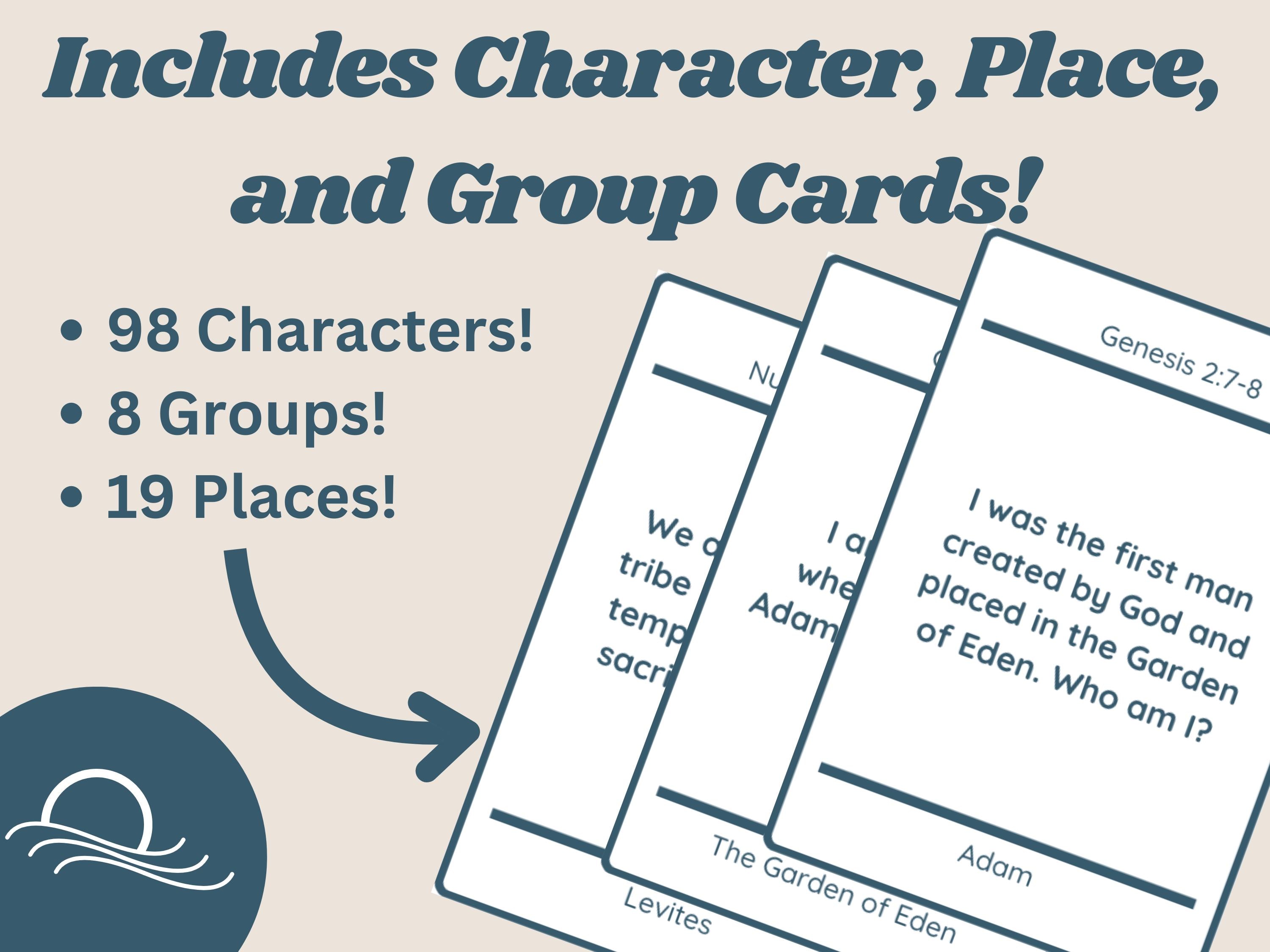 Who Am I? Bible Game: Trivia Cards for Family & Groups (digital ...
