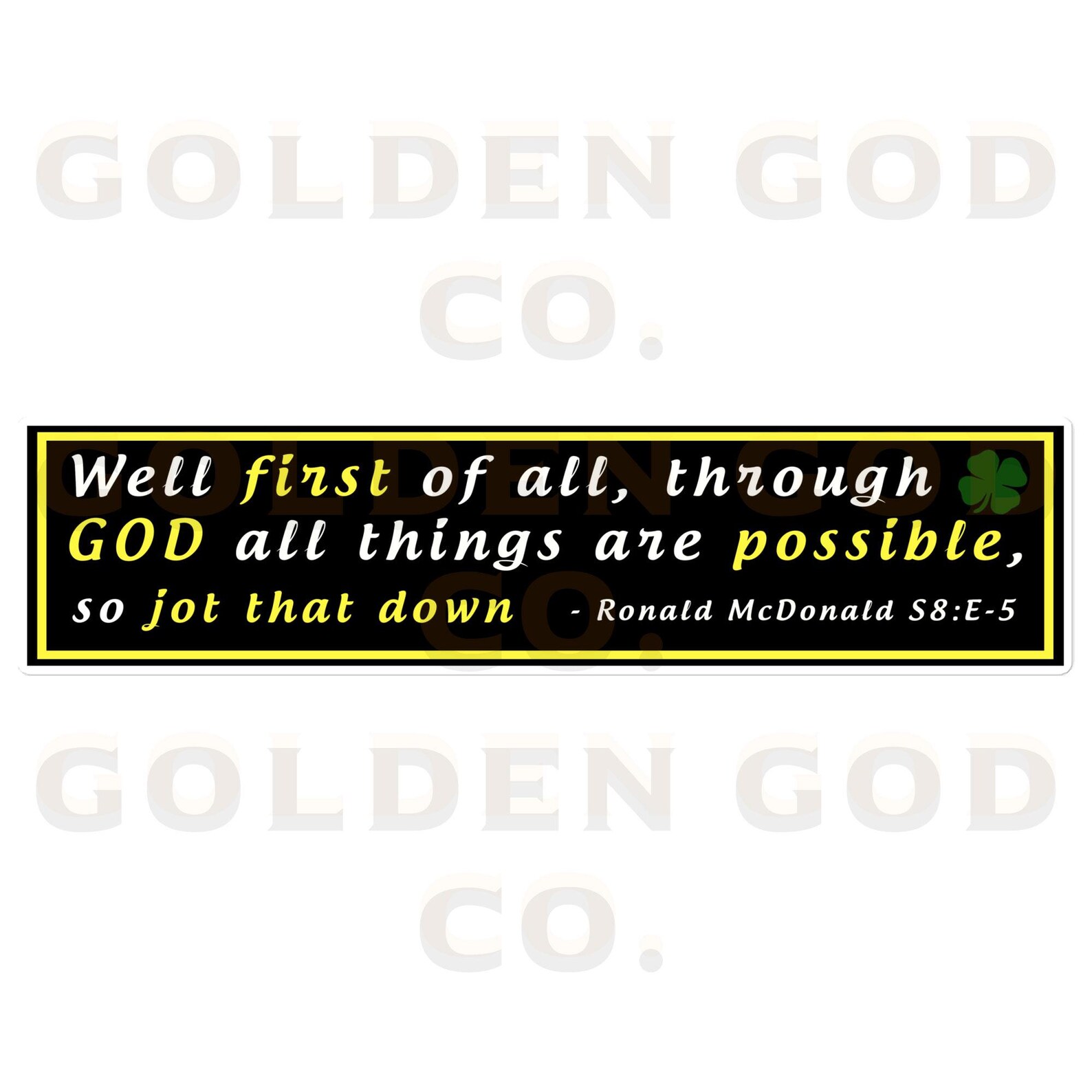 It's Always Sunny Bumper Sticker: Jot That Down Bubble-free Vinyl - Etsy