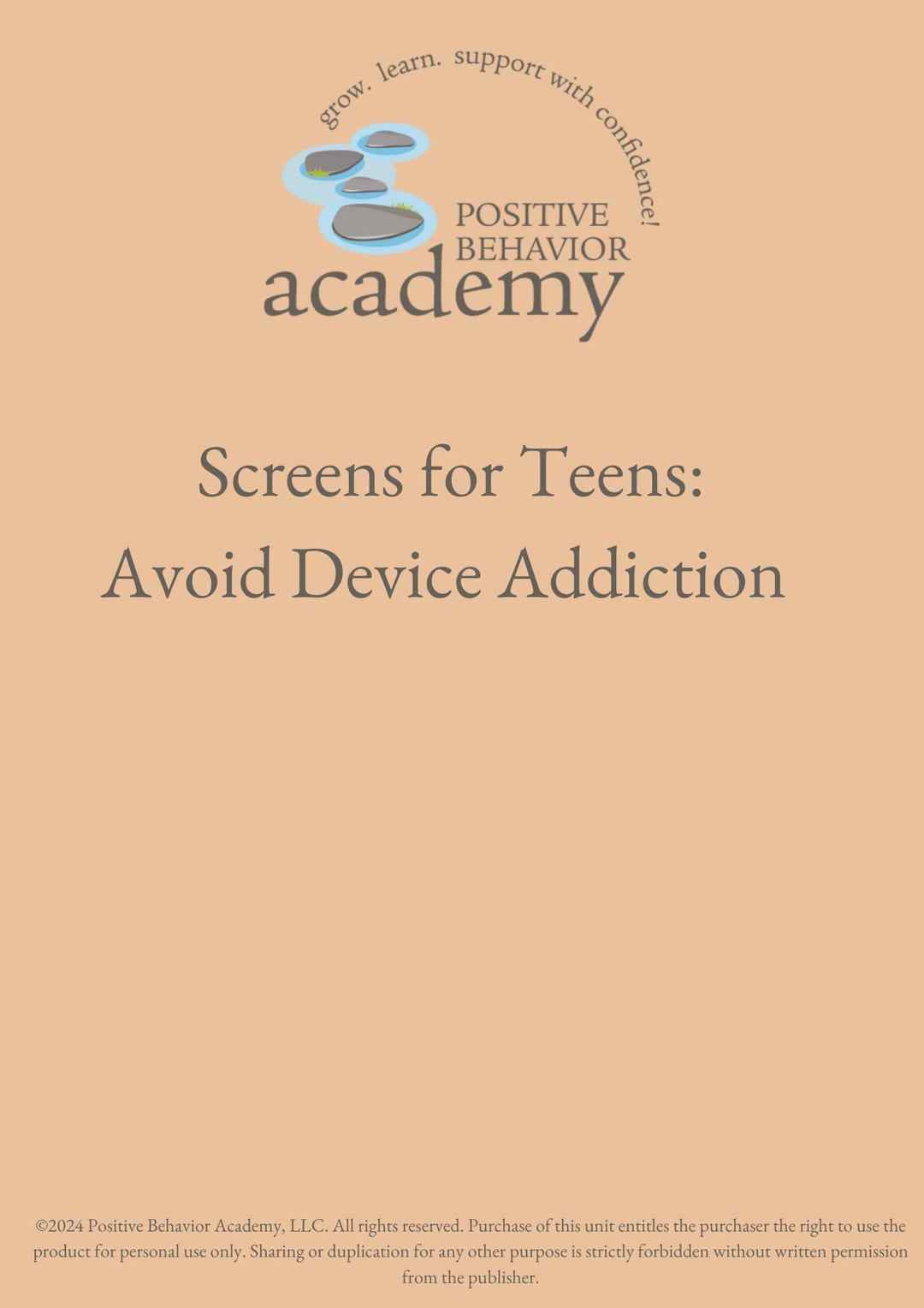 Screens for Teens: Avoid Device Addiction - Etsy