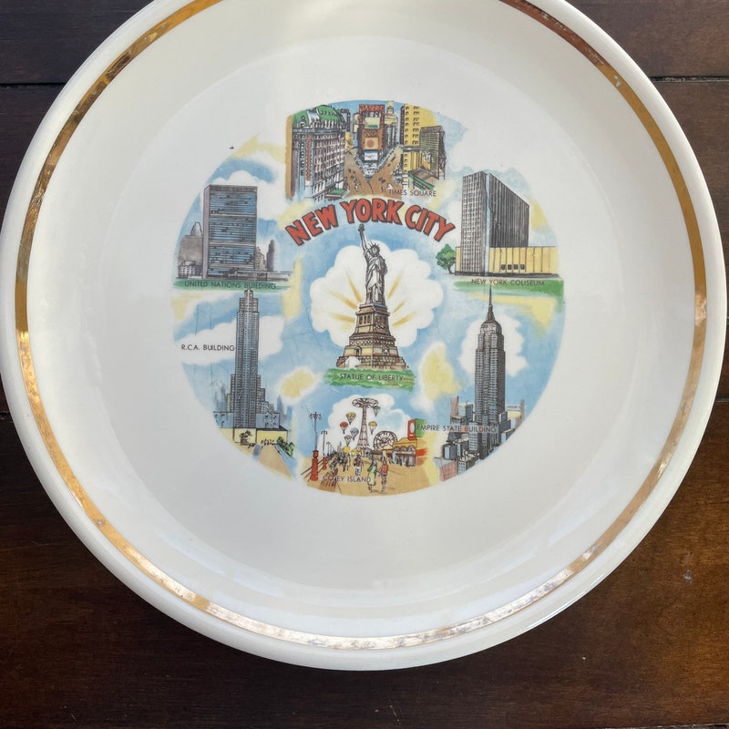 New York Plate - Etsy