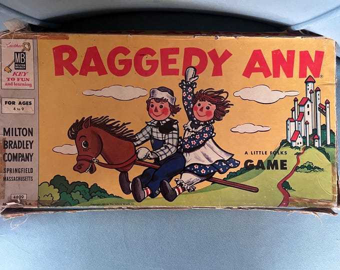 Vintage Raggedy Ann Game - Etsy