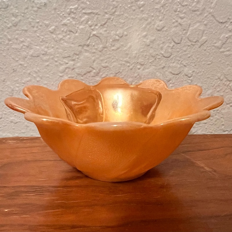 Fireking Peach Luster - Etsy